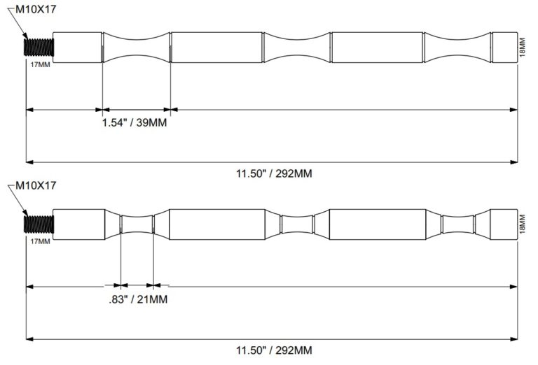 Wine Display Tech Peg Racking Features and Dimensions